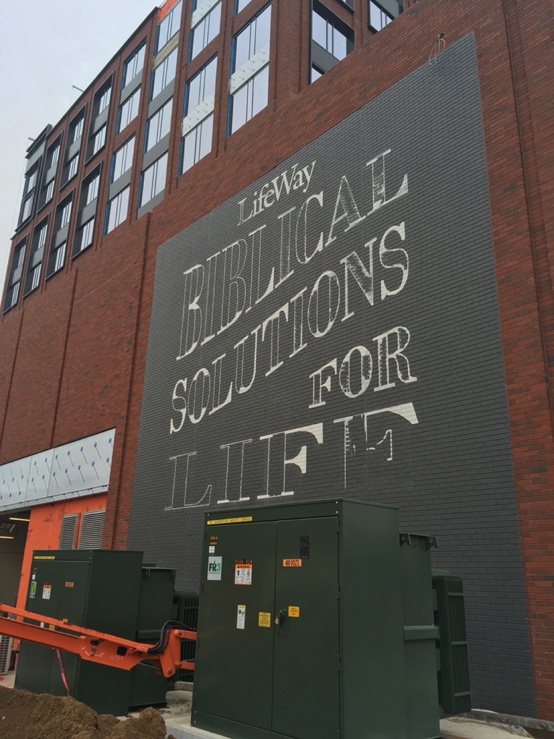 LifeWay Building In Nashville Features Amazing Exterior Signage Mural