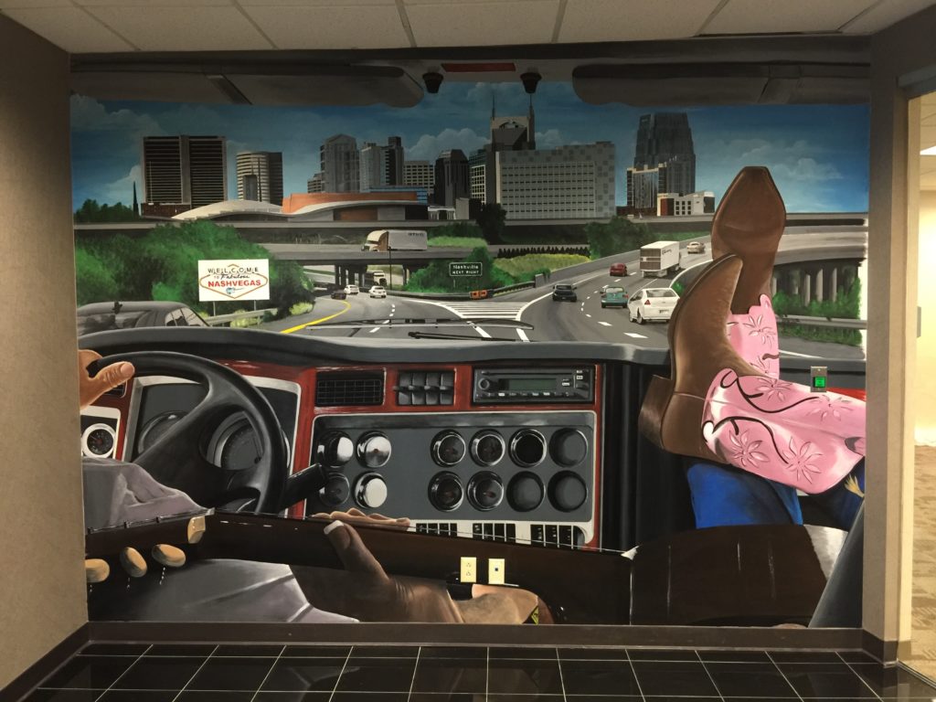 Greenwich Transportation Underwriters GTU Lobby Custom Wall Mural