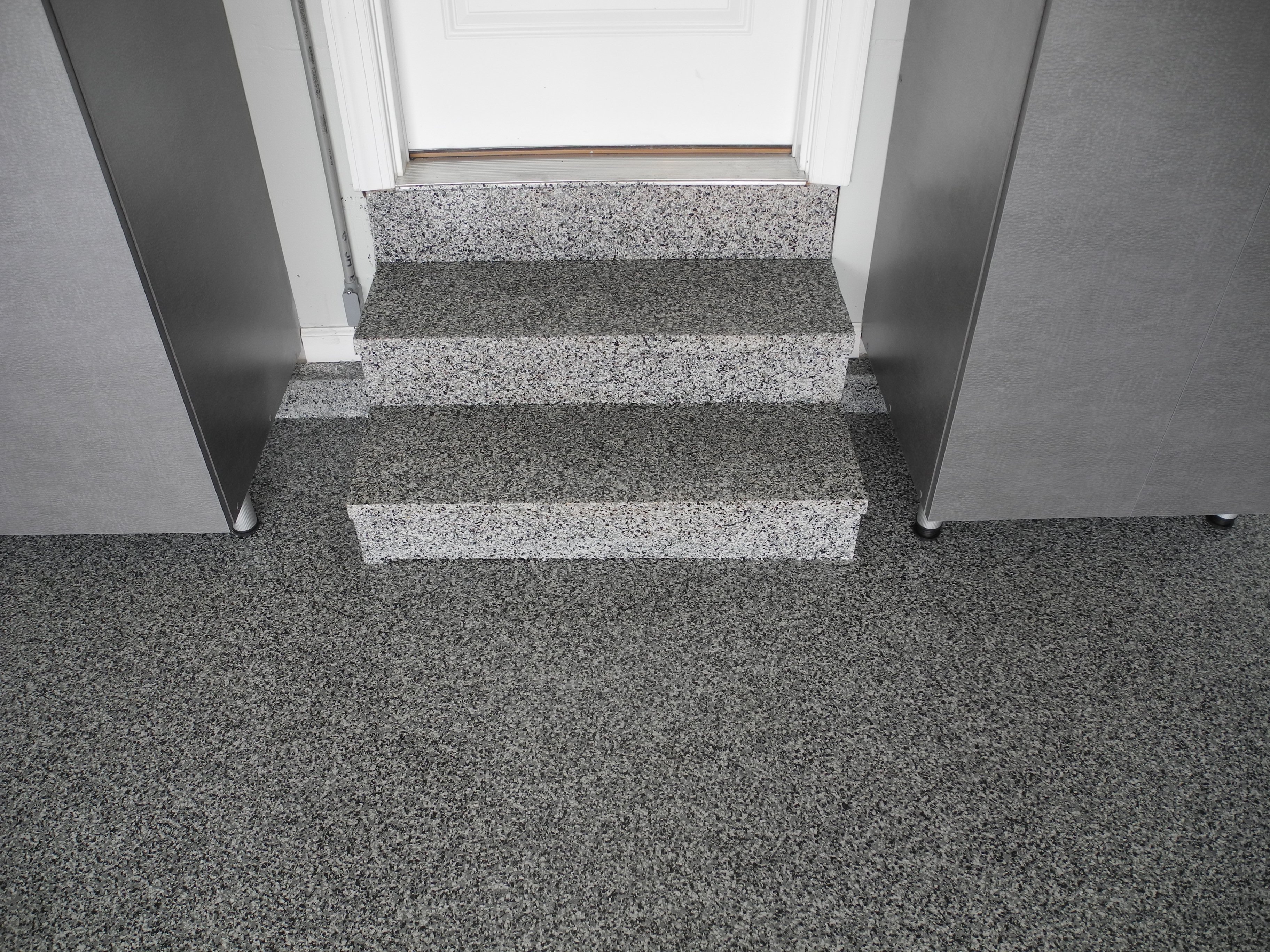 Custom Garage Cabinets and Epoxy Floor Ocean County