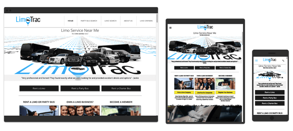 Limo Web Design and Online Marketing Services | Limousine Website SEO