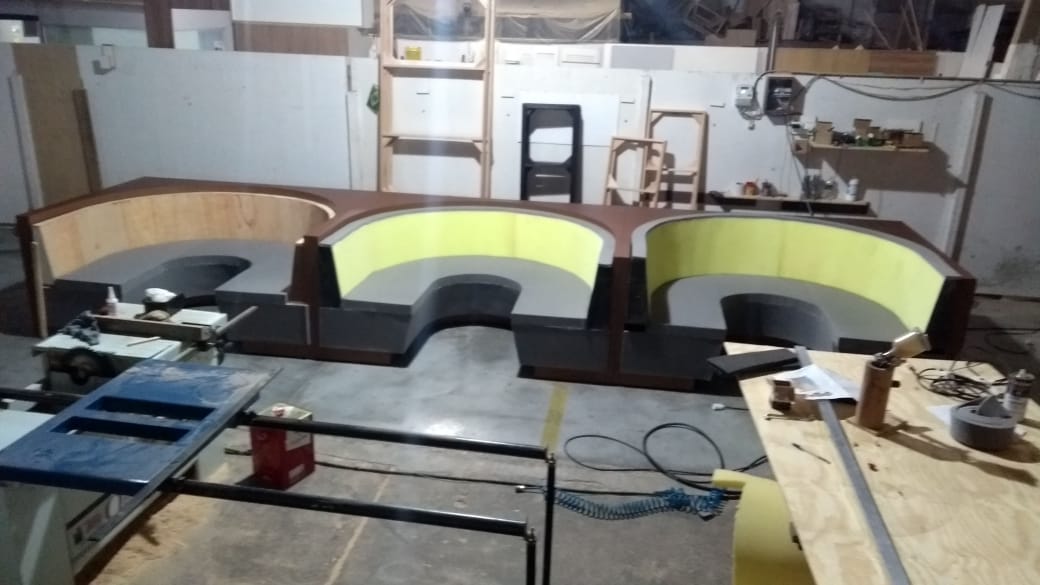 Booths sob medida para restaurantes