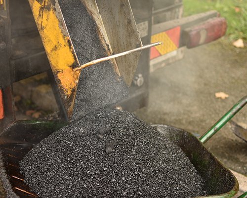 Asphalt release agents supplied across Devon by M&B Oils Ltd