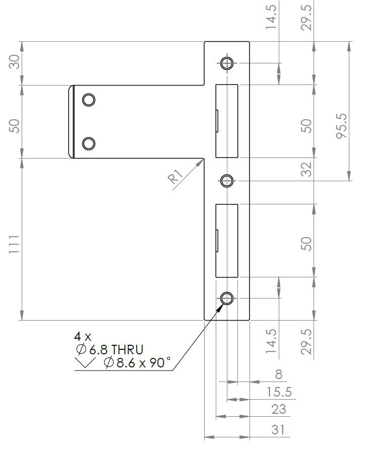 Push+Pull | Arriva & Innova Handing & Latch Plates