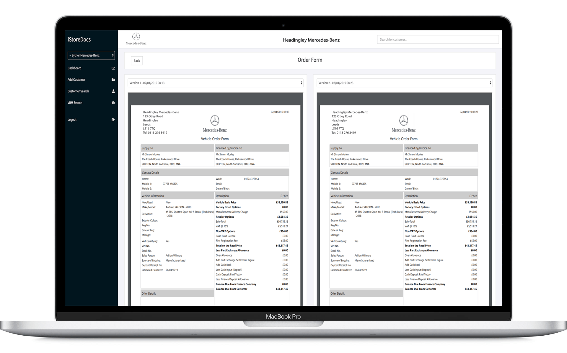 iStoreDocs - Digital Deal Files for the automotive industry
