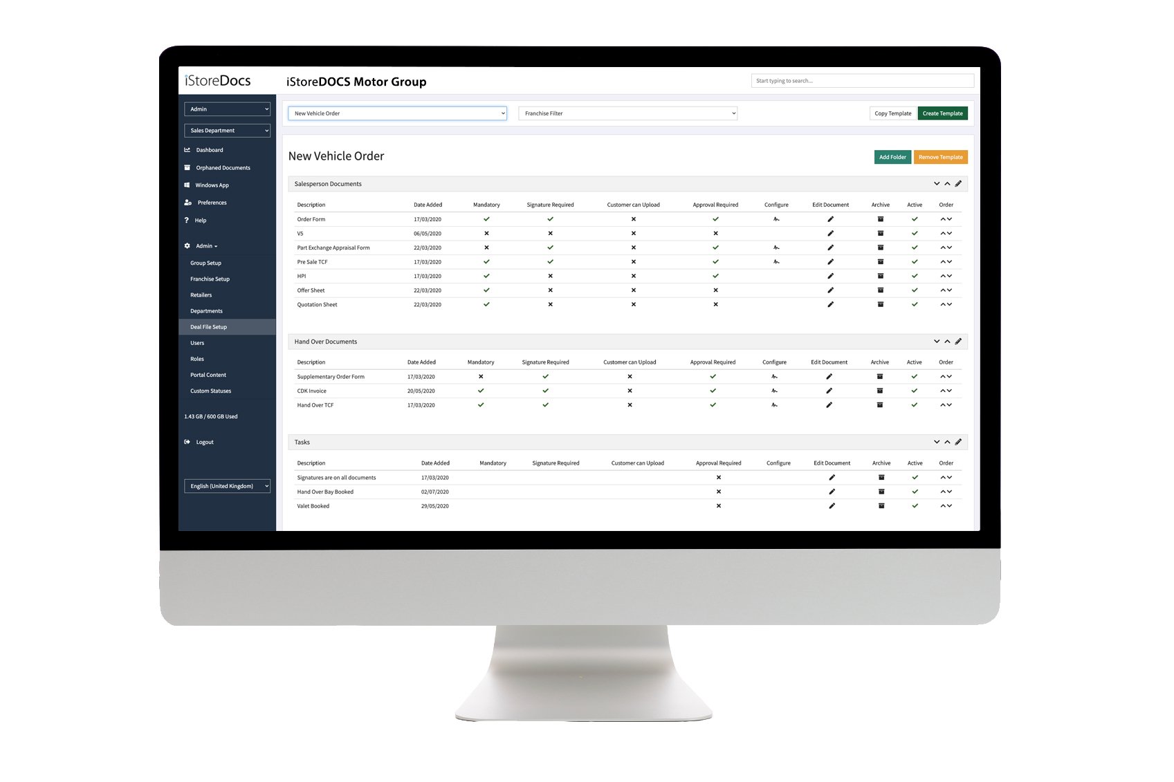 iStoreDocs - Digital Deal Files for your Sales Department
