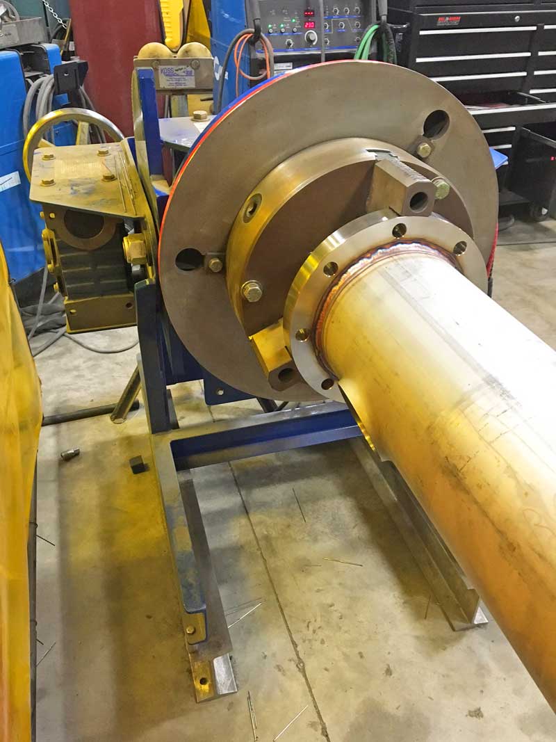 1504 Welding Positioner | Photos | Sold | In Production | All-Fab Corp