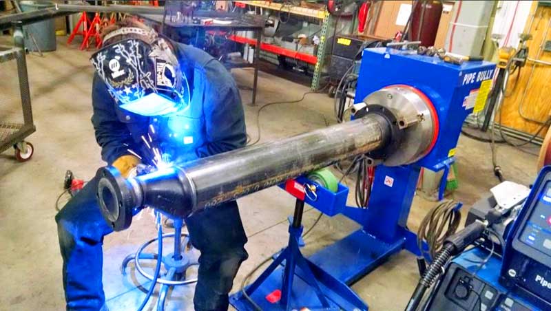 Pipe Rotator - Pipe Bully - Welding - All-Fab Corp.