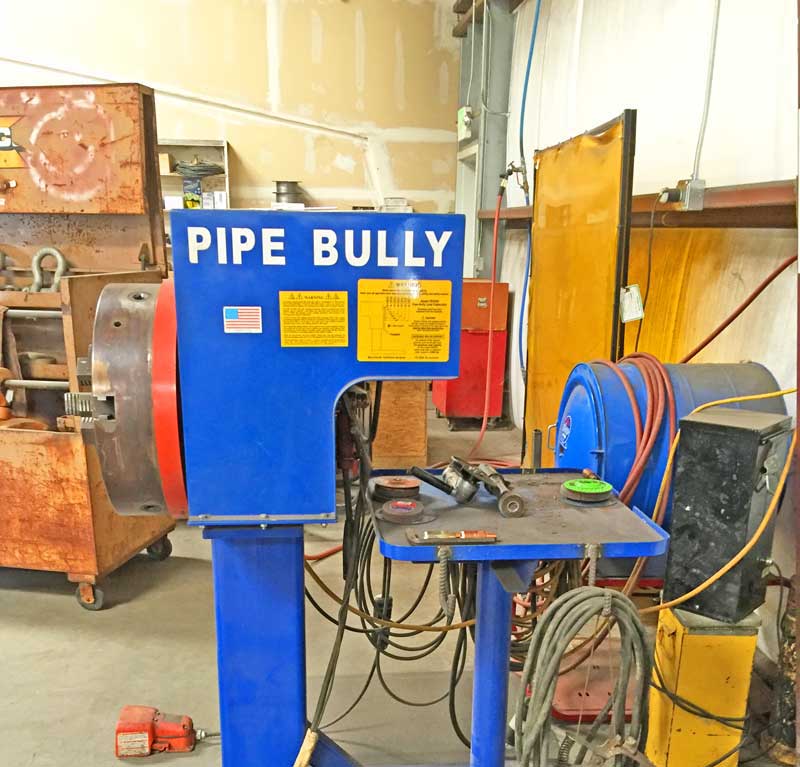 Pipe Bully | In Production | Sold | Pipe Rotator | All-Fab Corp.