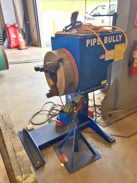 Pipe Bully | In Production | Sold | Pipe Rotator | All-Fab Corp.