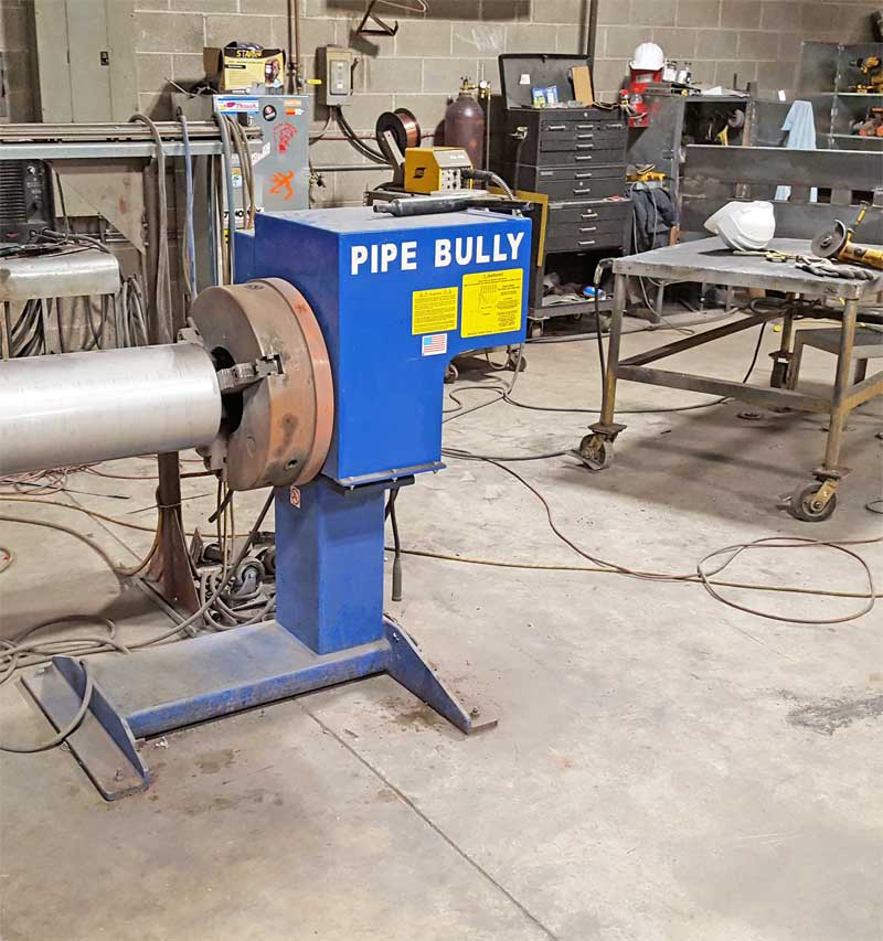 Pipe Bully | In Production | Sold | Pipe Rotator | All-Fab Corp.