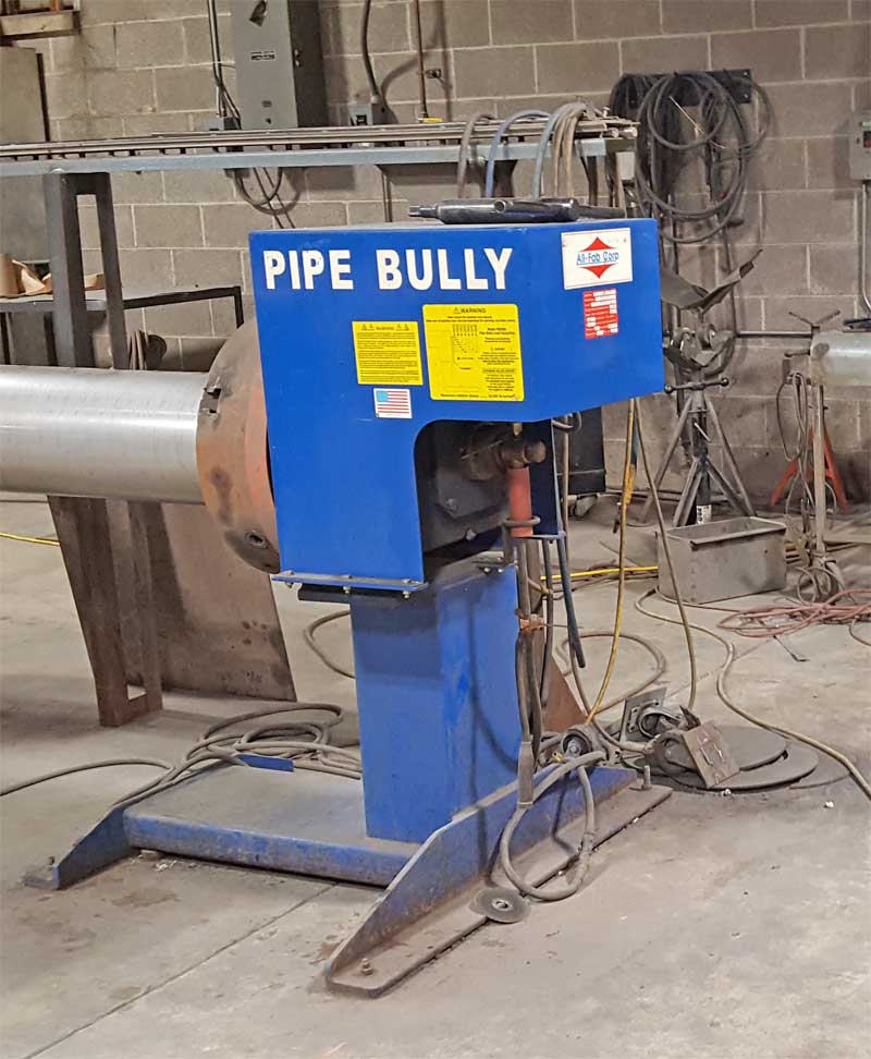 Pipe Bully | In Production | Sold | Pipe Rotator | All-Fab Corp.