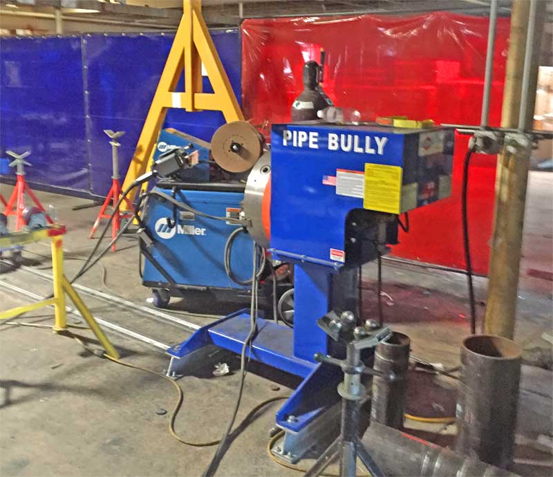 Pipe Bully | In Production | Sold | Pipe Rotator | All-Fab Corp.