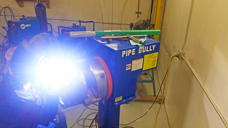Pipe Bully | In Production | Sold | Pipe Rotator | All-Fab Corp.