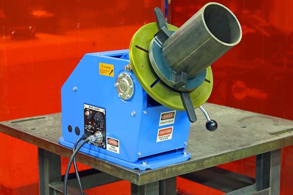 MAC Model PS-1F-5-A Benchtop Welding Positioner