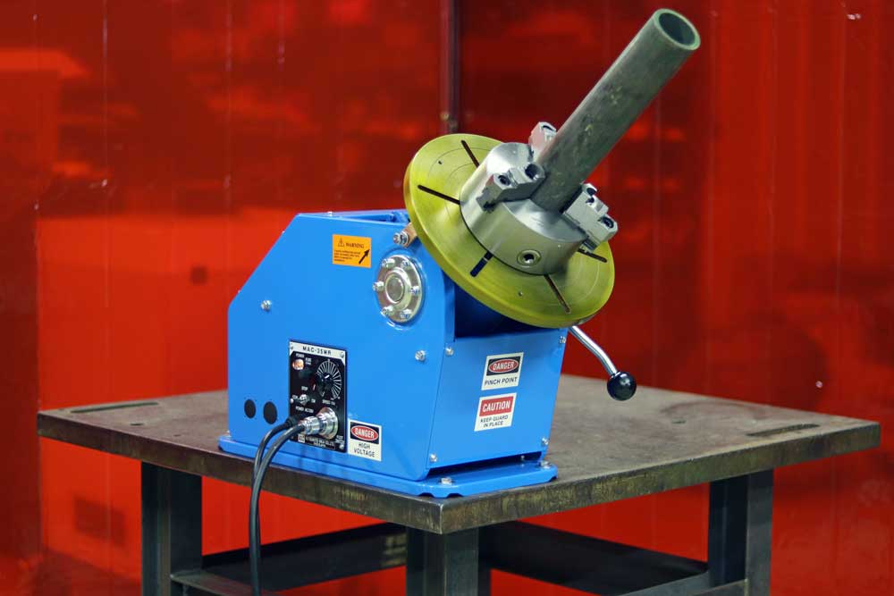 MAC Model PS-1F-5-A Benchtop Welding Positioner