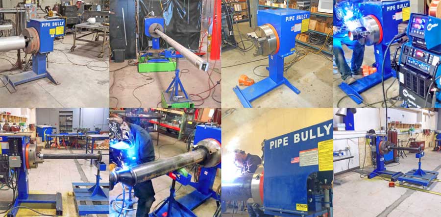 Pipe Rotator - Pipe Bully - Welding - All-Fab Corp.