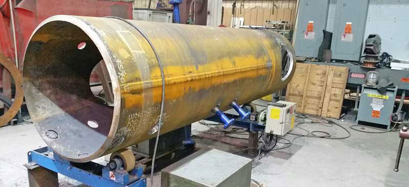 Tank Turning Rolls In Production | All-Fab Corp.
