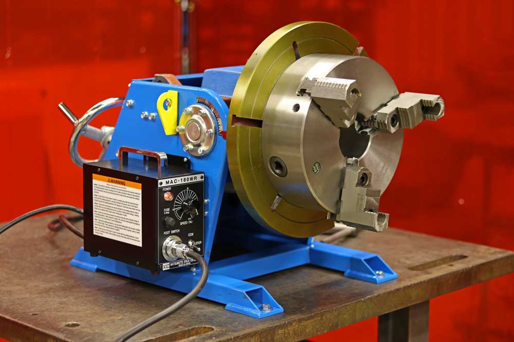 Bench Top Welding Positioner - PS-2F | All-Fab Corp.