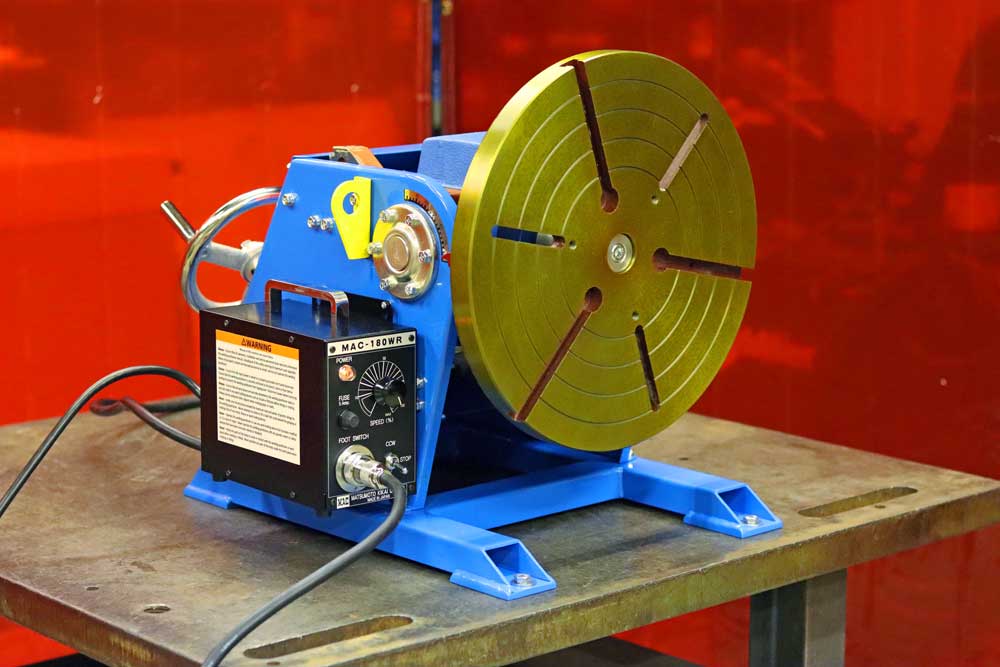 Bench Top Welding Positioner - PS-2F | All-Fab Corp.