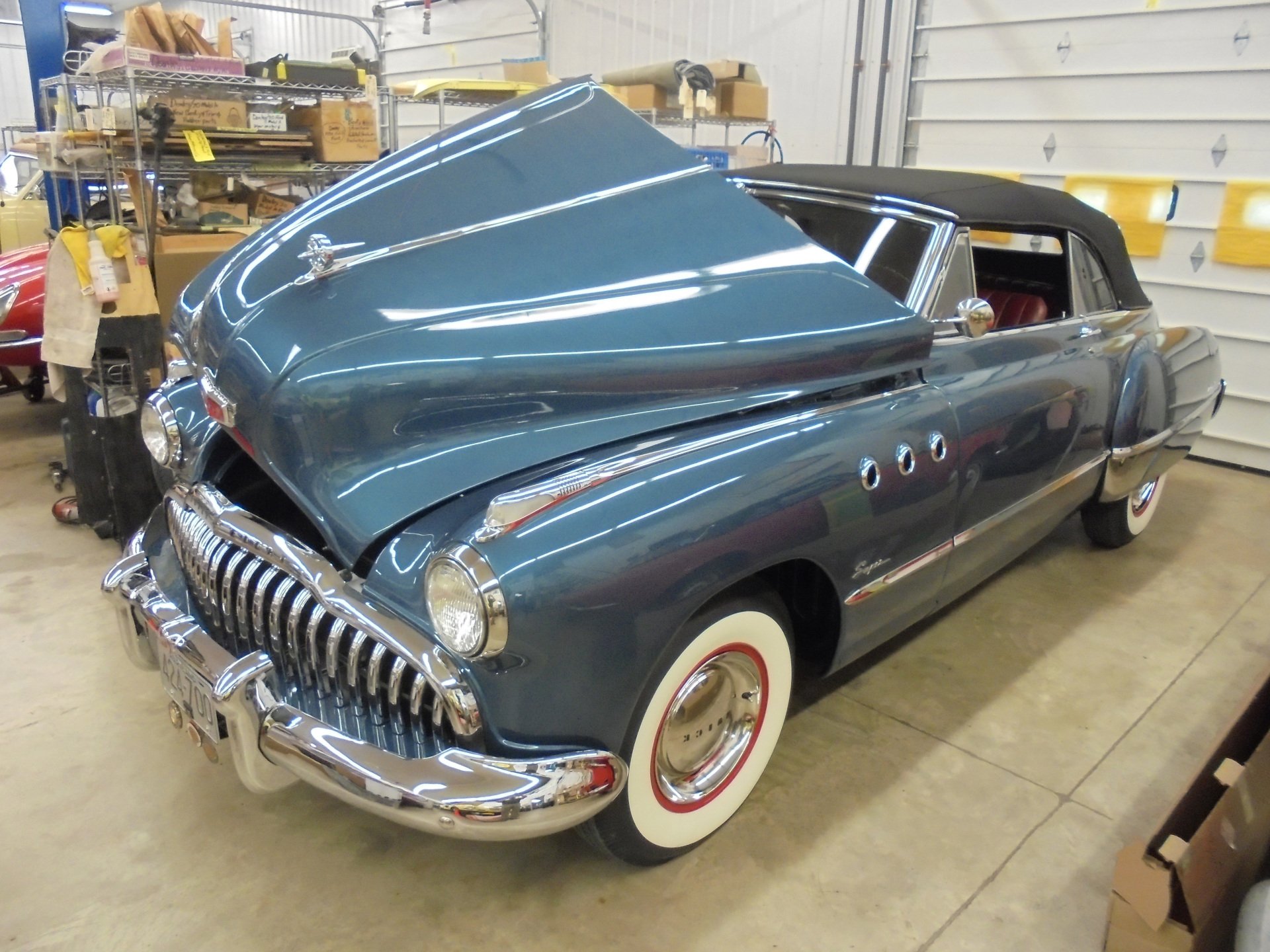 49 BLUE Buick Special Convertible