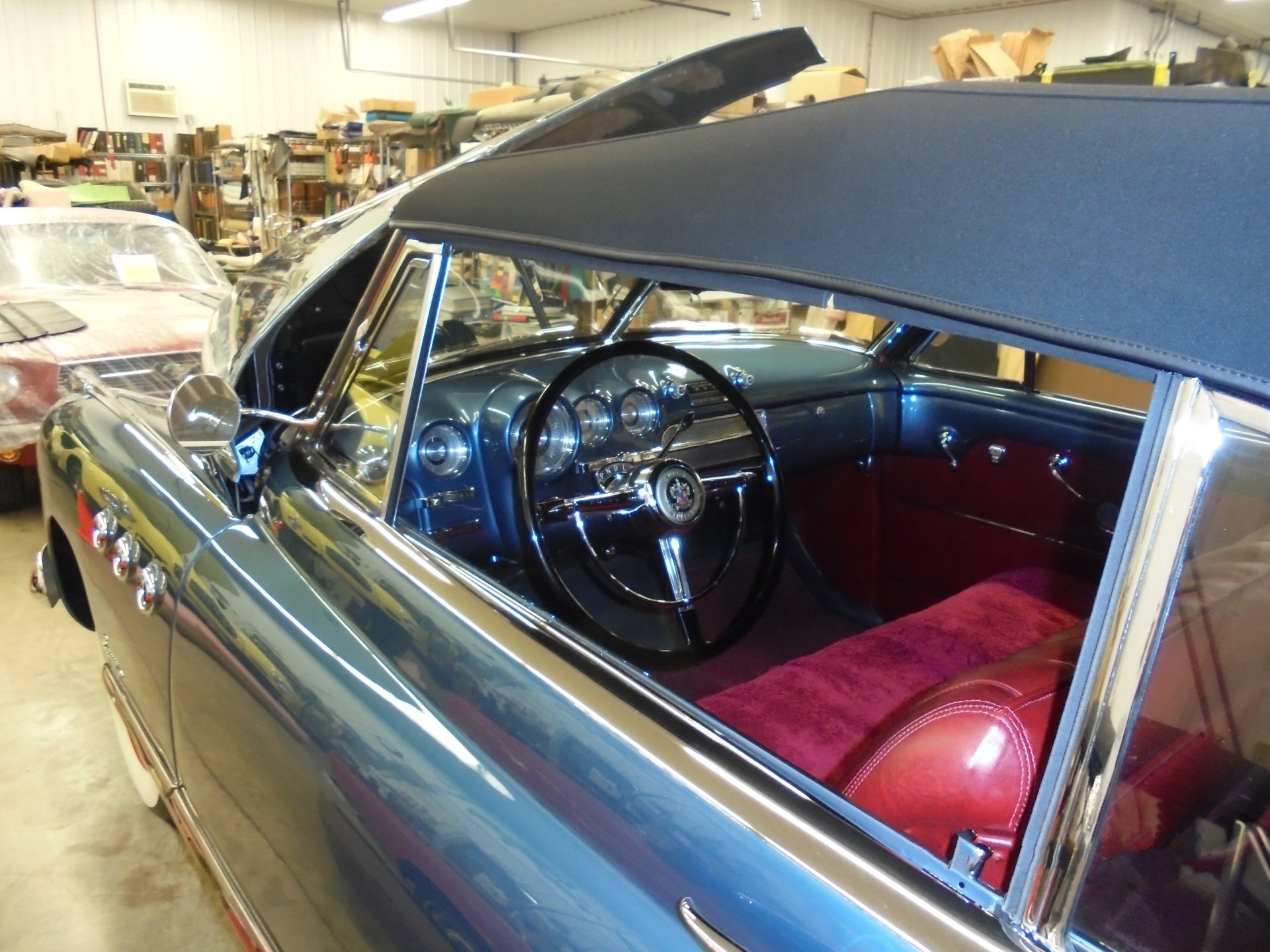 49 BLUE Buick Special Convertible