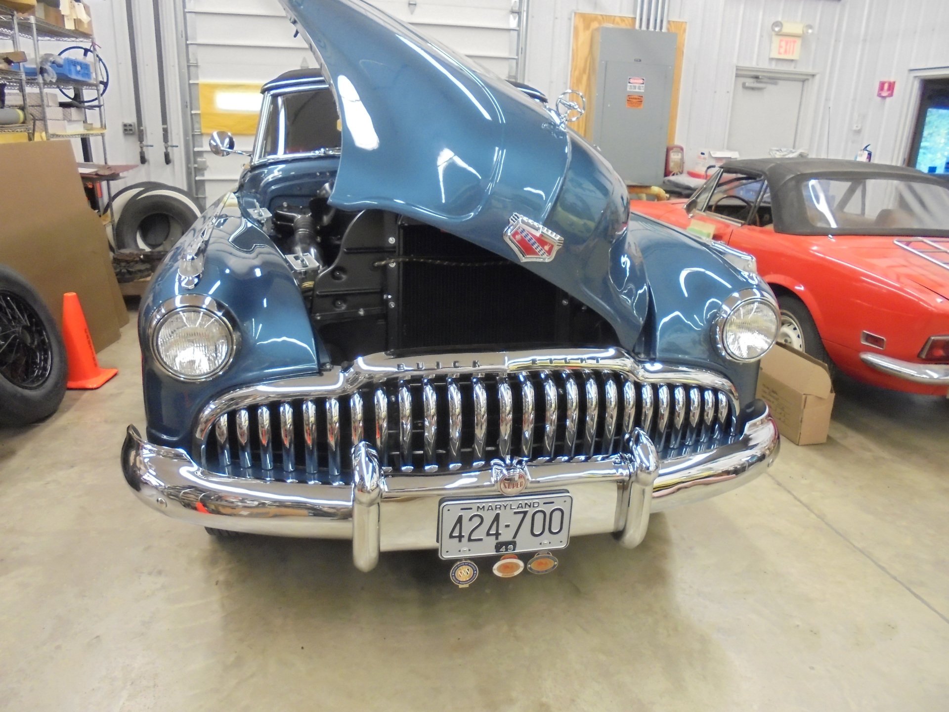 49 BLUE Buick Special Convertible