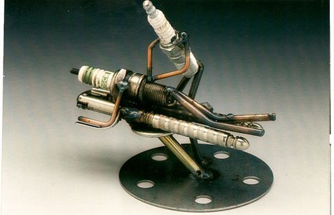 Gallery | The Spark Plug Guy Metal Sculptures