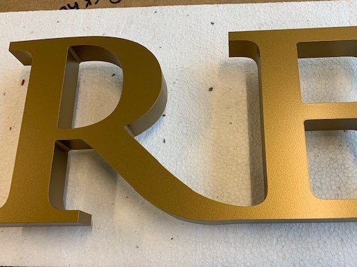 Cost-effective flat cut lettering | Precision Signs