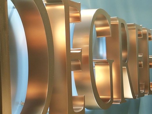 3D built up lettering services | Precision Signs