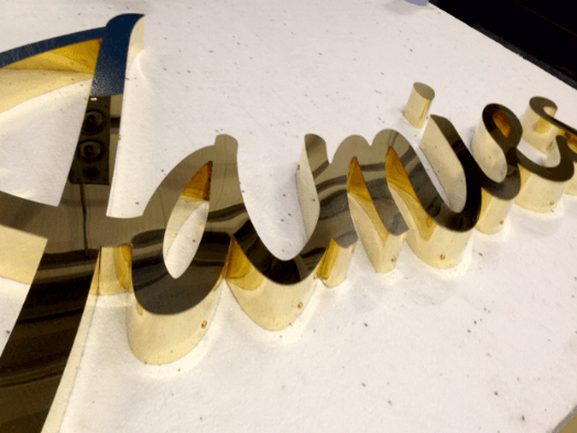 3D built up lettering services | Precision Signs