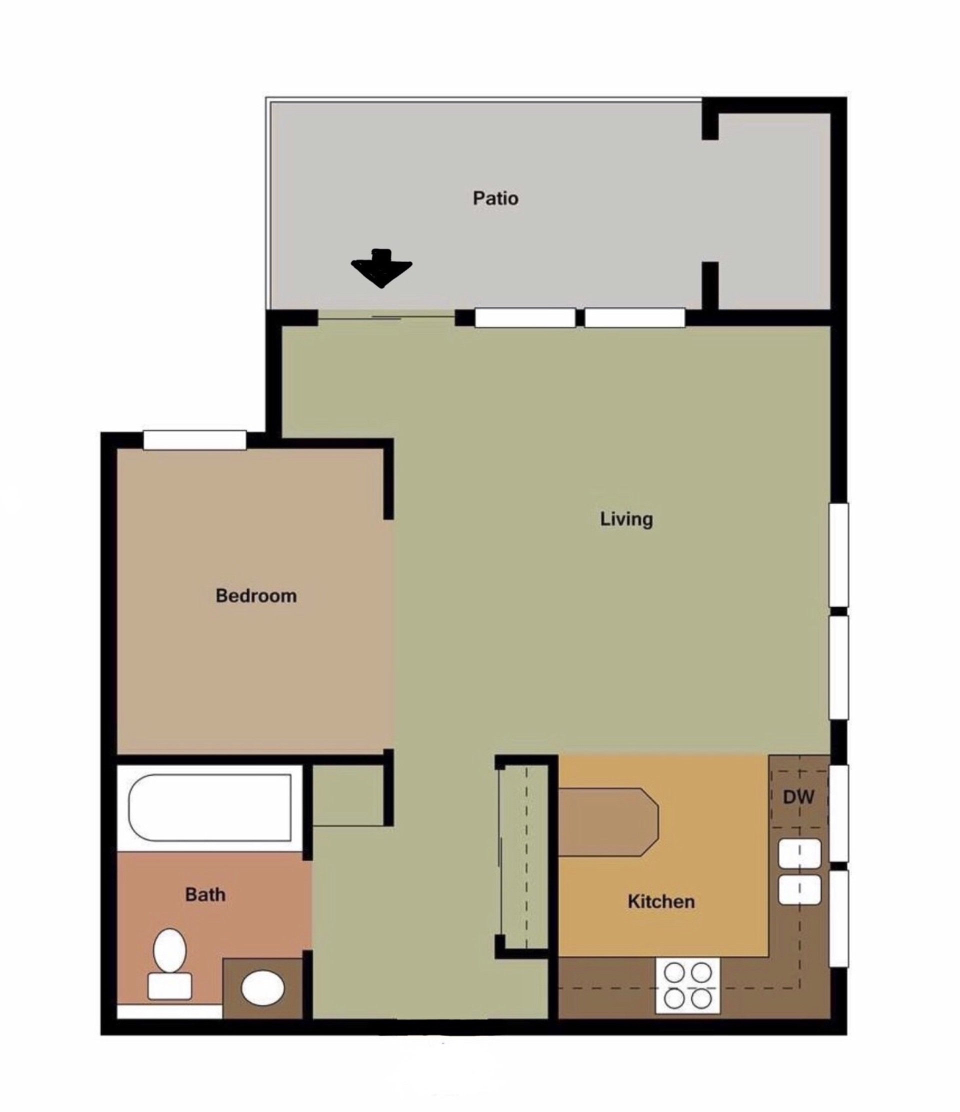 Amberway Apartments Floorplans