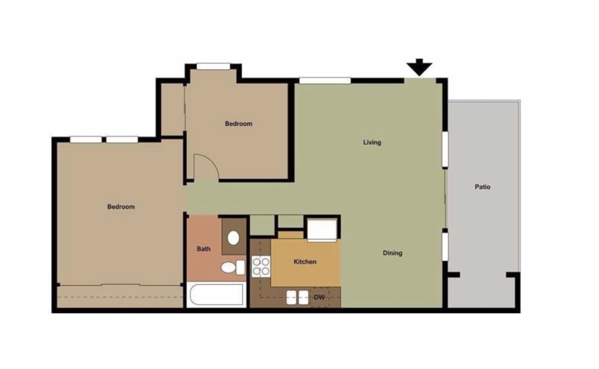 Amberway Apartments Floorplans