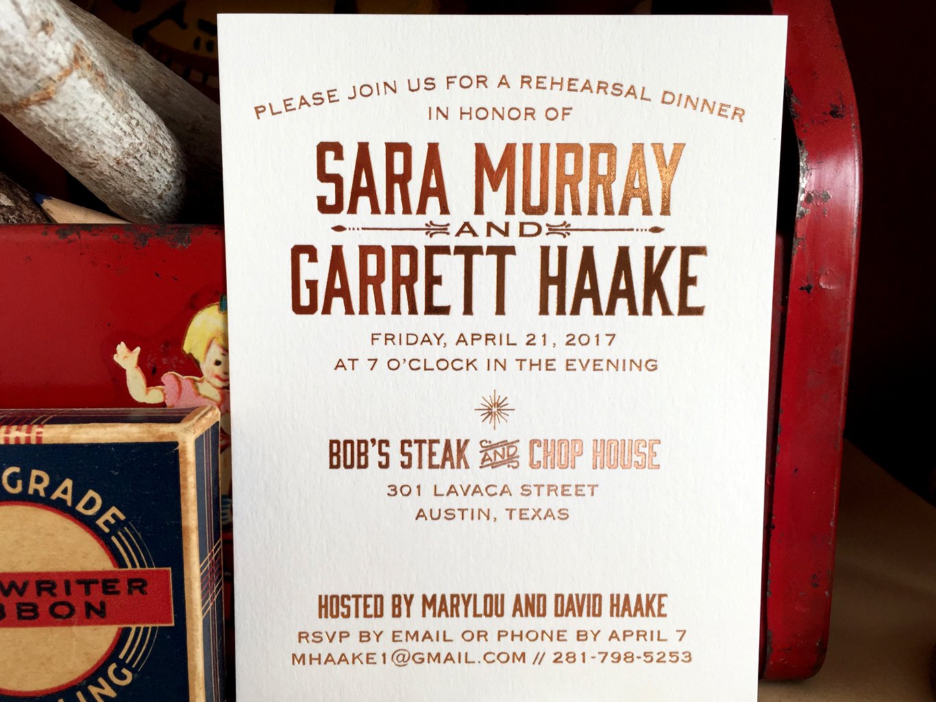 Custom Wedding Invitations | ByHand Invitations | DC