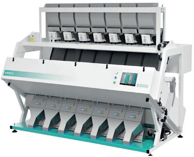 Q-Process sorteer machines Bühler Sortex