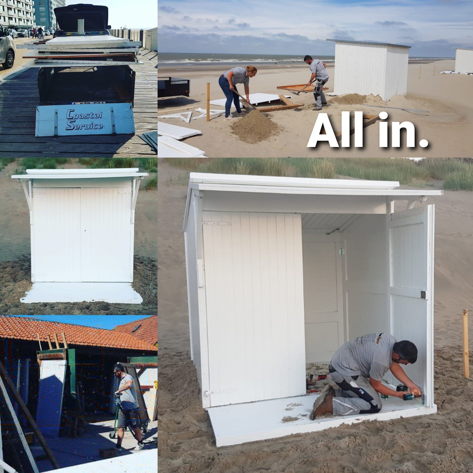 Verhuur strandcabines