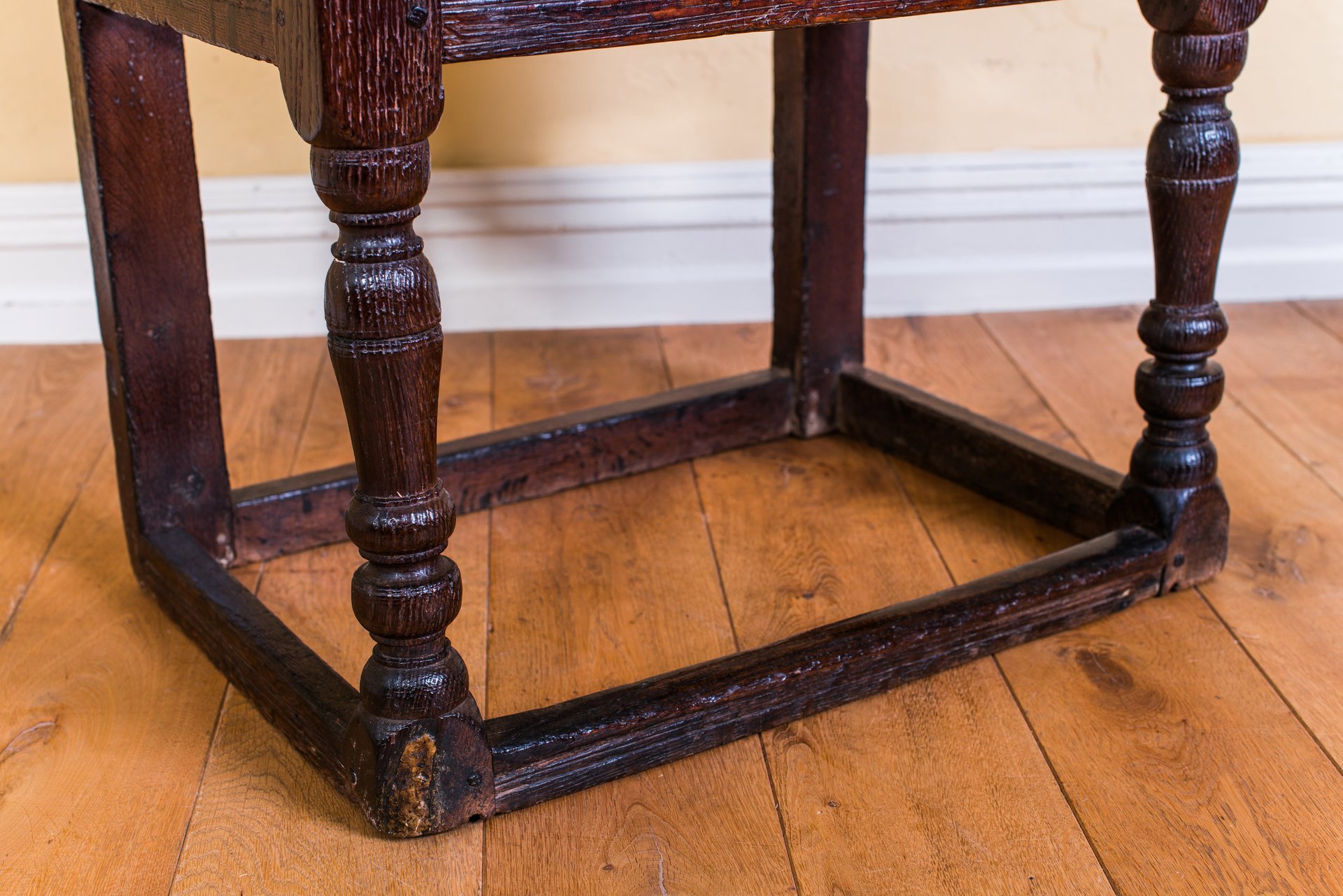Irish Carved Mahogany Stool from RN Myers Antiques, North Yorkshire