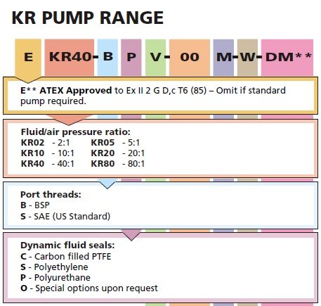 PUMP ORDERING INFORMATION