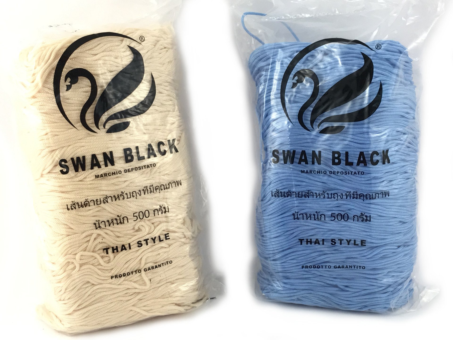 Swan Black - Filati Tre Sfere - Cordino per Borse