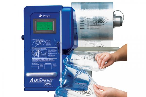Pregis Airspeed 5000 Void Fill System is versatile & compact