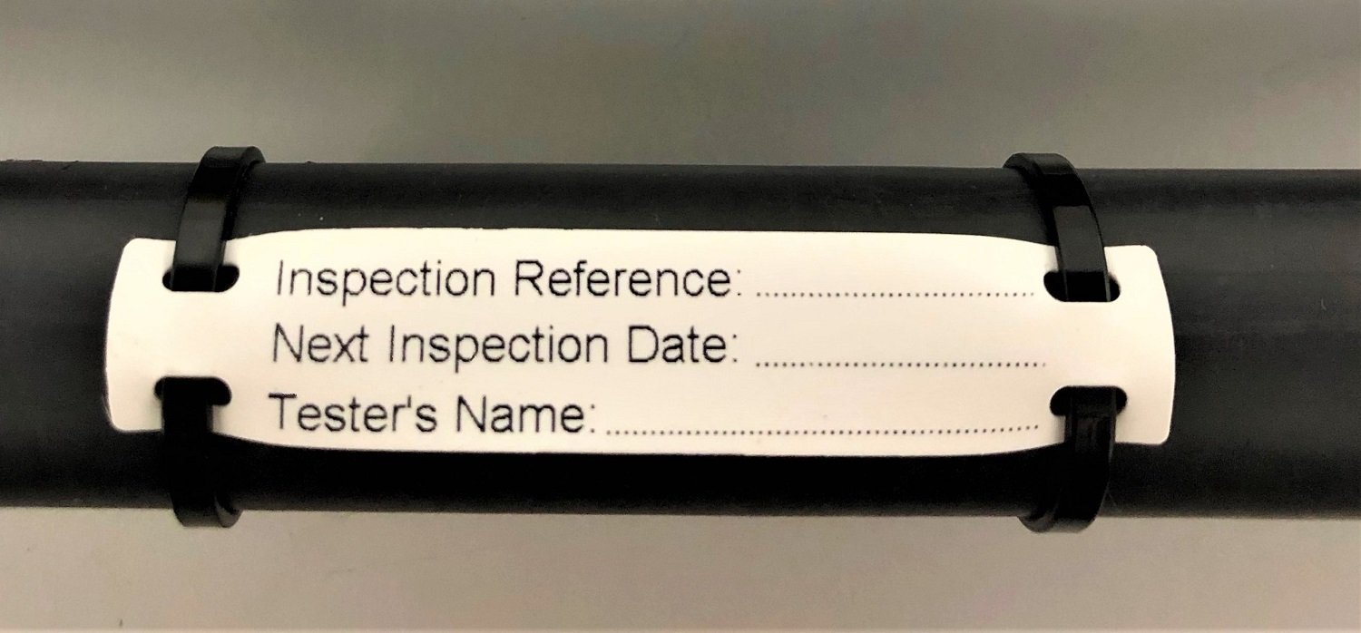 Custom Printed Inspection Date Tags & Cable Marker Kits, UK