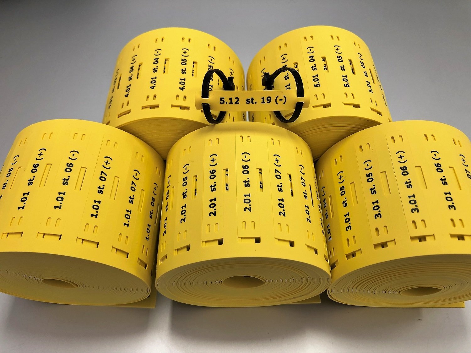 Custom Printed Inspection Date Tags & Cable Marker Kits, UK