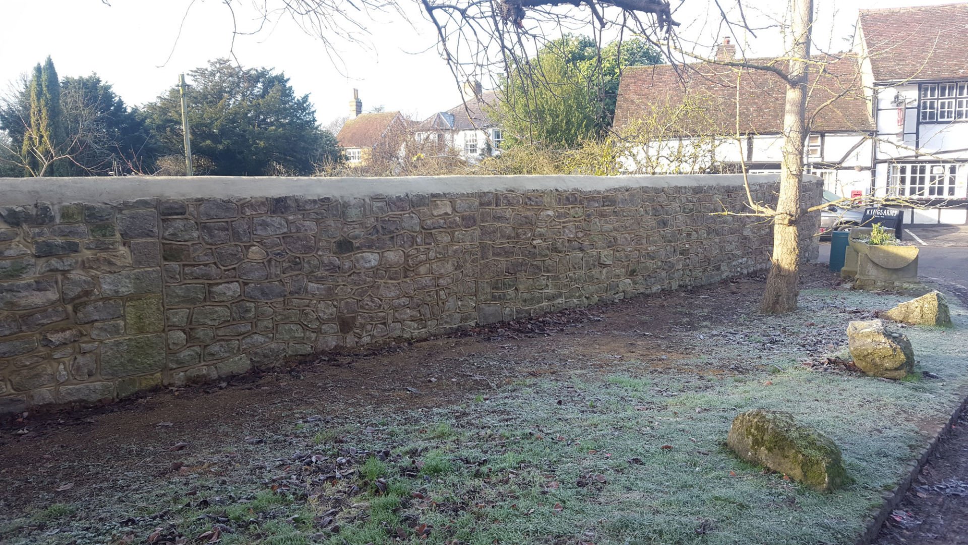 Ragstone walls | Aj Grant Builders