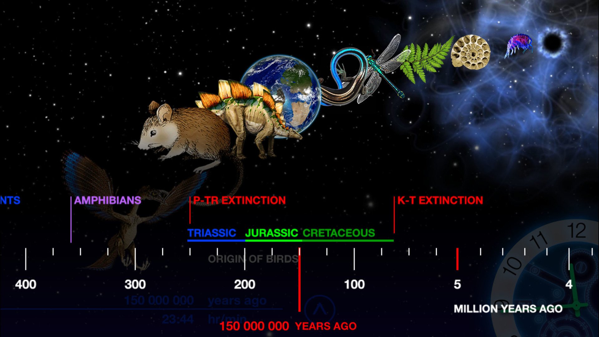 Back in Time - Universe, Earth and World History - App by LANDKA