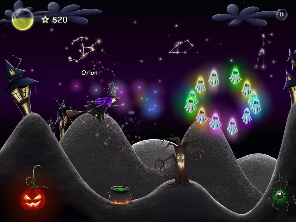 Stars and Ghosts - Halloween Game - App by LANDKA