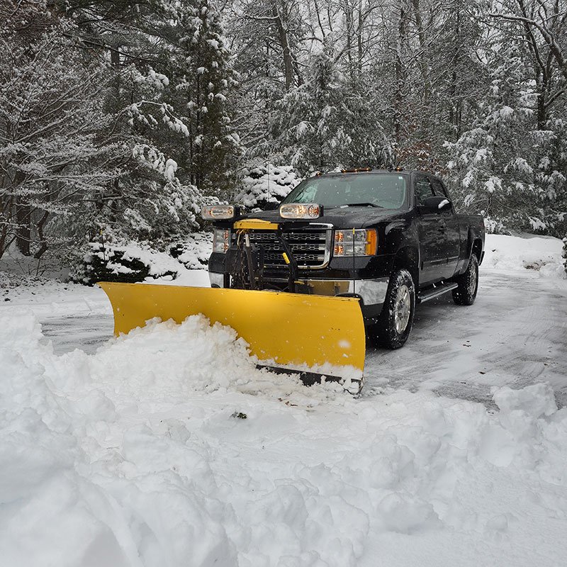 Residential and Commercial Snow Plowing in Buxton | Unique Fence Co.