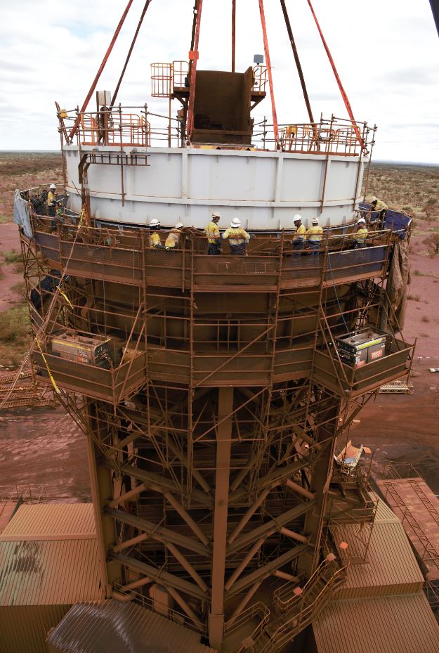 AT-PAC | Train Load Bin Roof Replacement | Scaffolding Services