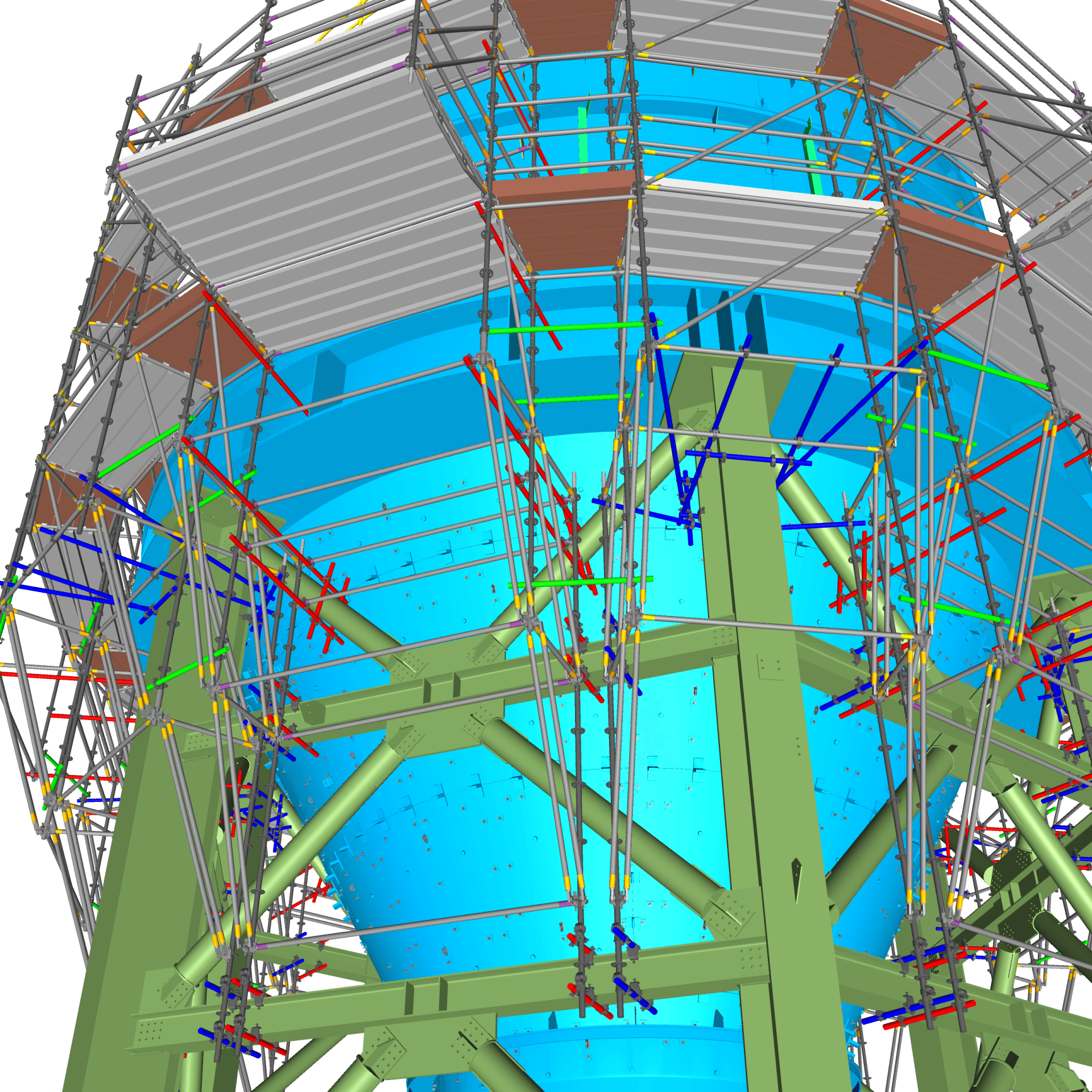 AT-PAC | Train Load Bin Roof Replacement | Scaffolding Services