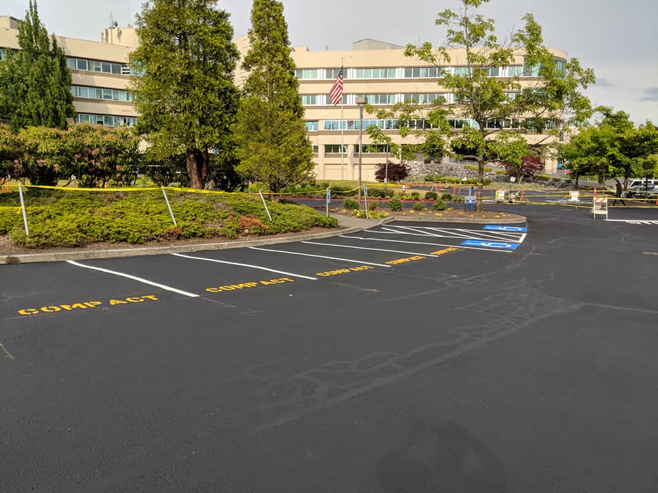 Pavement Signage Bellingham WA | Whatcom County