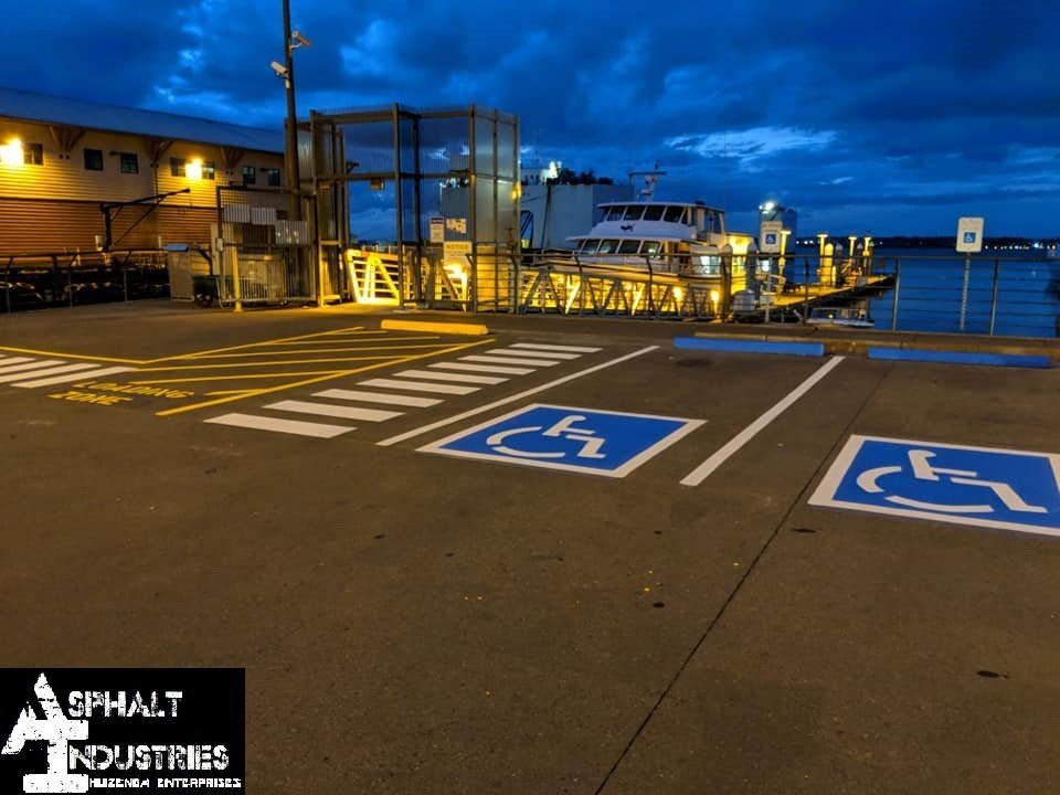 Pavement Signage Bellingham WA | Whatcom County