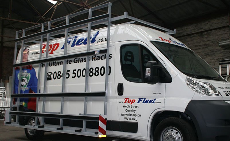 Van Racking | Top Fleet - The Ultimate Glass Racks